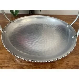 buenilum | Accents | Vintage Buenilum Hammered Aluminum Basket Mcm Bowl ...